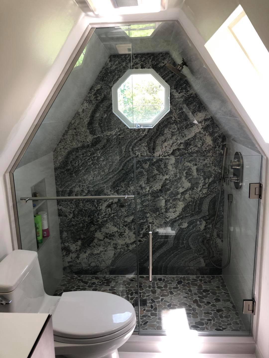 Unique Custom-Designed Bathroom Shower Enclosure in Waldorf, MD ...